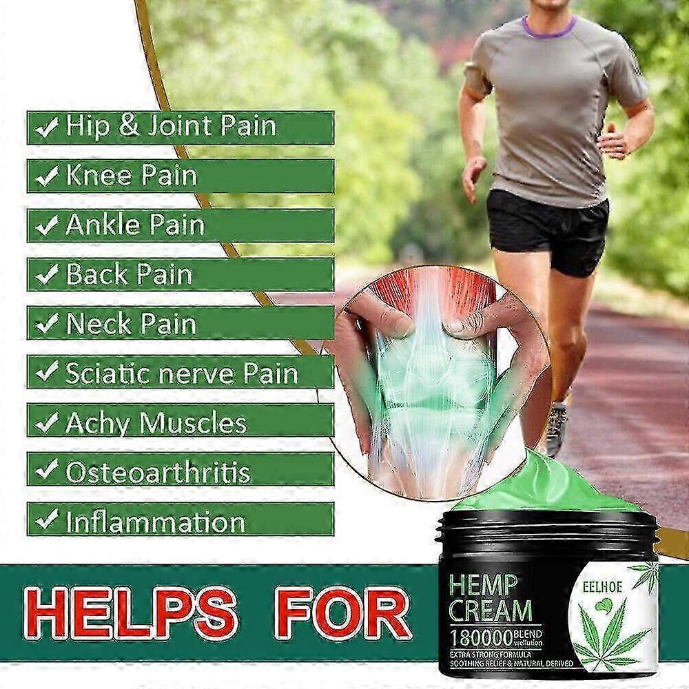 Arthritis Pain Relief Hemp Cream Extra Strong Muscle Joint Stiffness ...