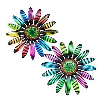 Metal Wall Art Decor Iron Daisy Sunflower Home Decoration Ornament ...