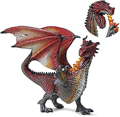 Dragon Figurine Magic Dragon Figurine Realistic Plastic Flying Dragon ...