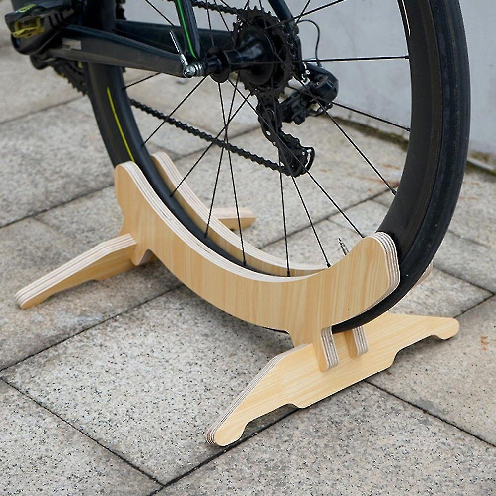 Bicycle Parking Rack Display Wooden Rack Road Bike Parking Stands ...