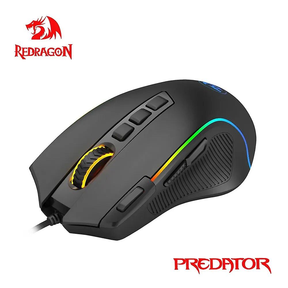Redragon Predator M612 Usb Wired Rgb Gaming Mouse 8000 Dpi Programmable ...
