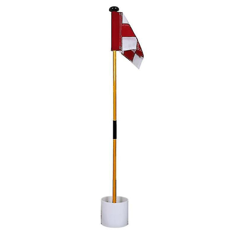 Portable Detachable Golf Flagsticks Putting Green Flags Hole Cup Set ...