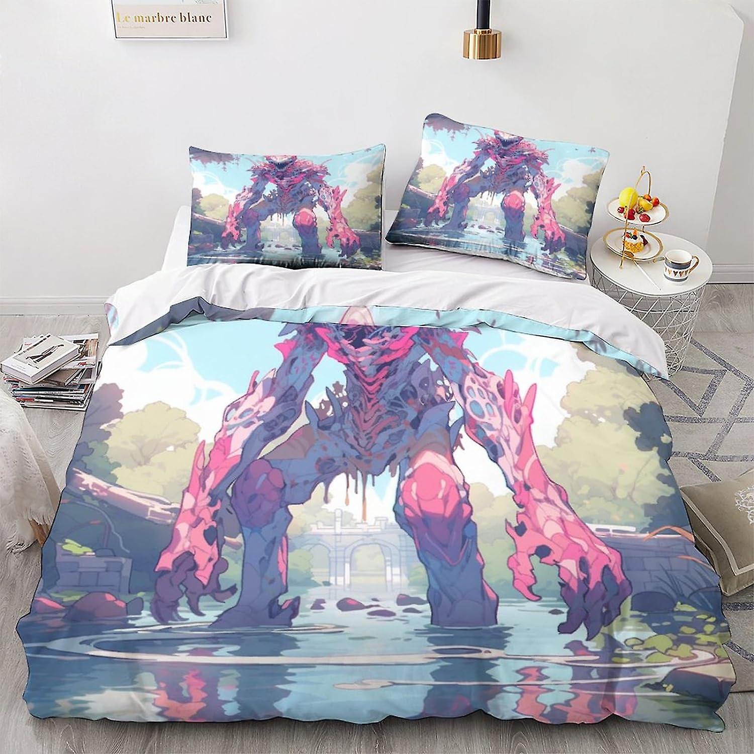Water Monster 3D Three-dimensional Digital Print Duvet Cover Bedding, 3 ...