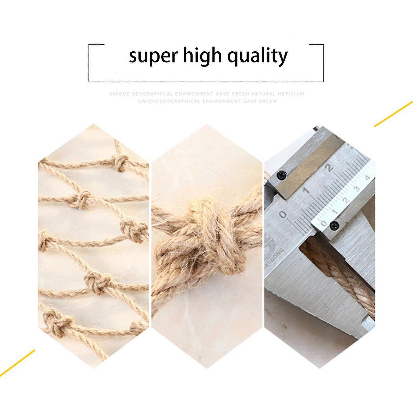 Natural Jute Rope Trellis Netting For Climbing Plants, Plant Support ...