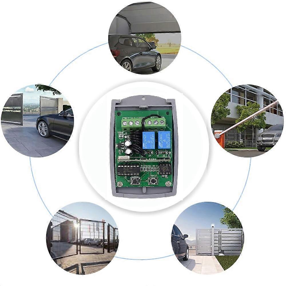 Universal Garage Door Remote Control Receiver 2CH For BENINCA CARDIN DEA DOORHAN AT-4 MOTORLINE ...
