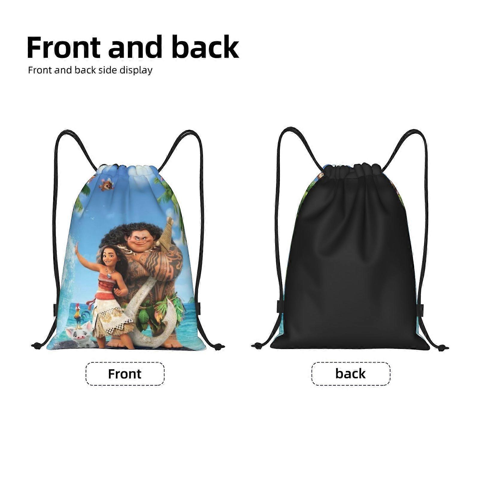 Moana (70)Drawstring Backpack Sport Gym Bag For Yoga Swimming Gymsack ...