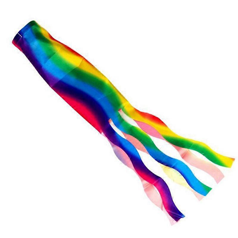 Rainbow Windsock Wind Streamer Flag Garden Camping Decoration Flag 70CM ...