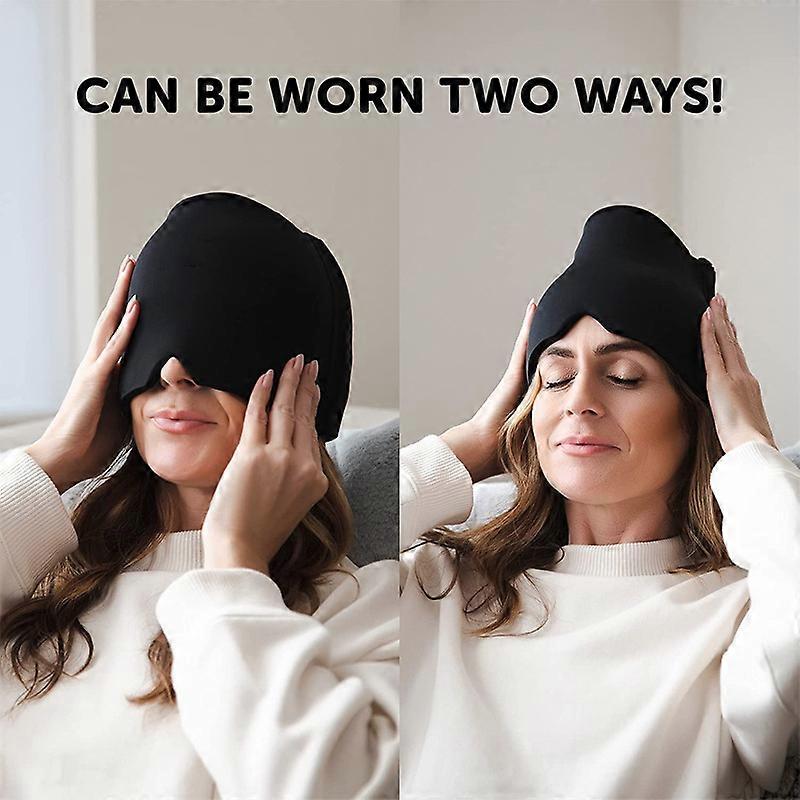 Migraine Ice Compression Relief Hat | Fruugo UK