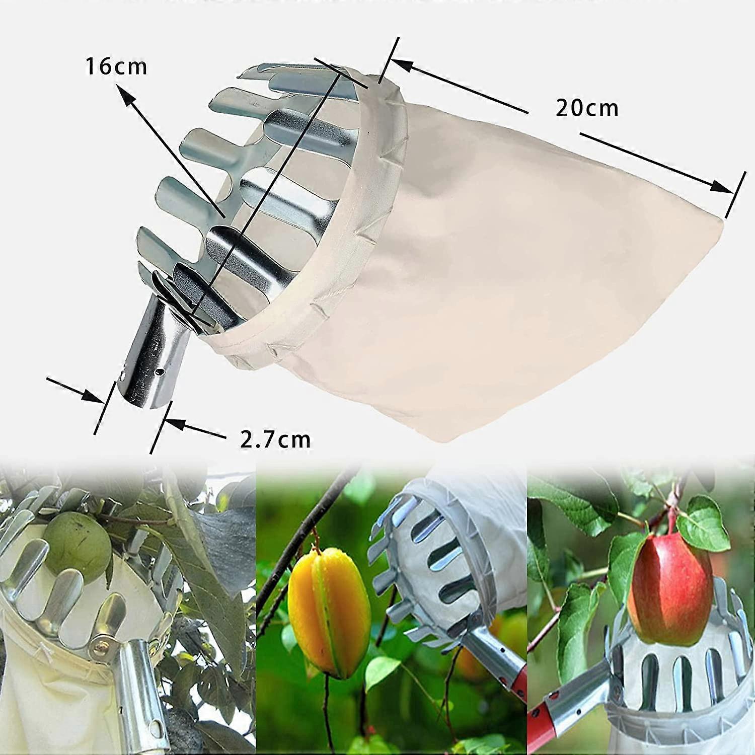 Fruit Picker, 1 Fruit Collector, Metal Fruit Picker, Fruit Picker with ...