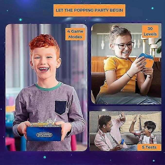 Handheld Pop It Game For Children, Light Up Pop Up Game, Poppet Game ...