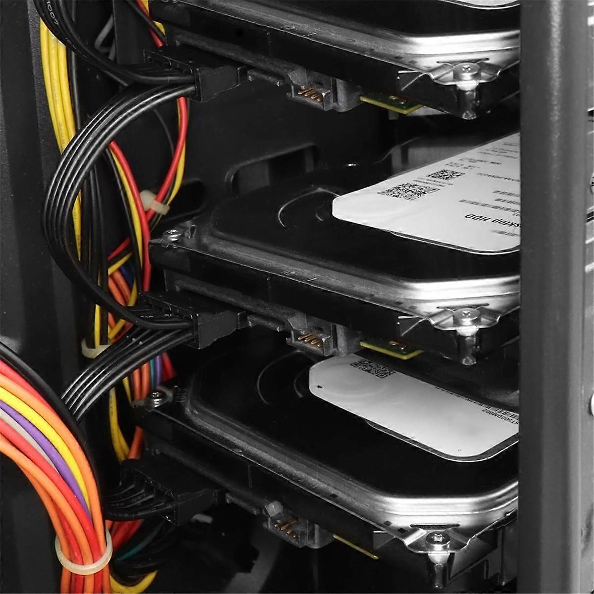 15 Pin Sata Power Splitter 1 To5 Hard Drive HDD SSD Power Supply Cable ...