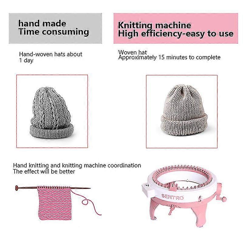 Large Hand-cranked Circular Knitting Machine Diy Creative Knitting ...