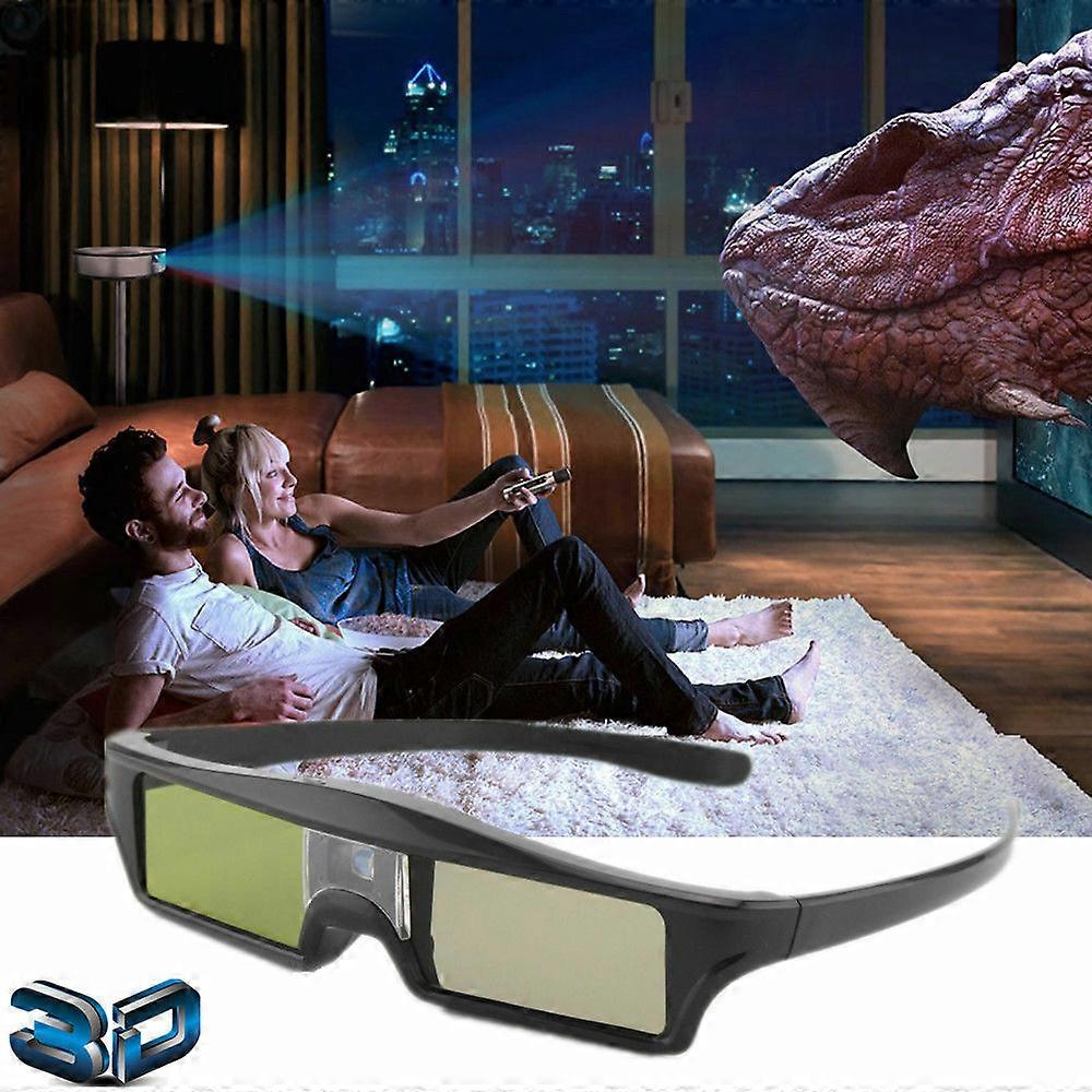 Rechargeable Active Shutter 3D Glasses for ALL DLP Projector | Fruugo UK