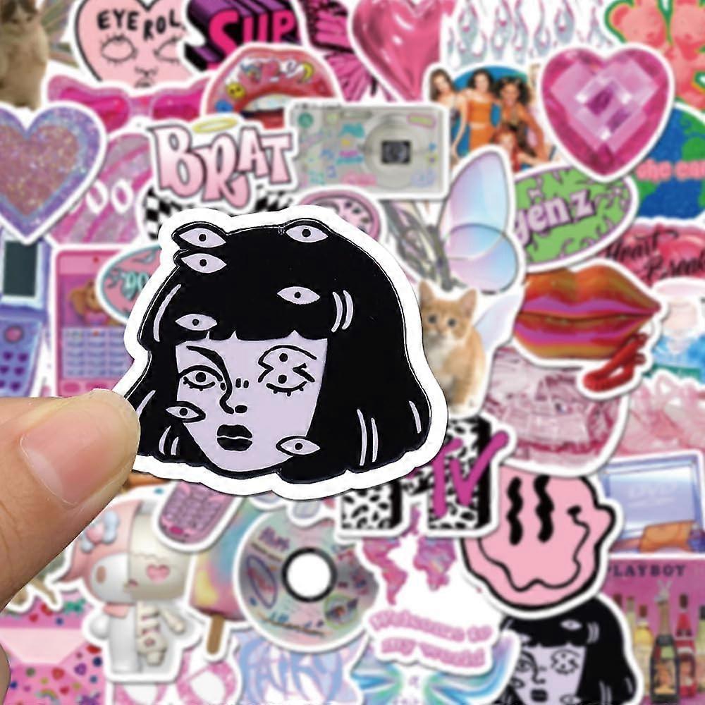 Y2K Stickers Aesthetic 58 Pcs Waterproof Laptop Stickers Decals for ...
