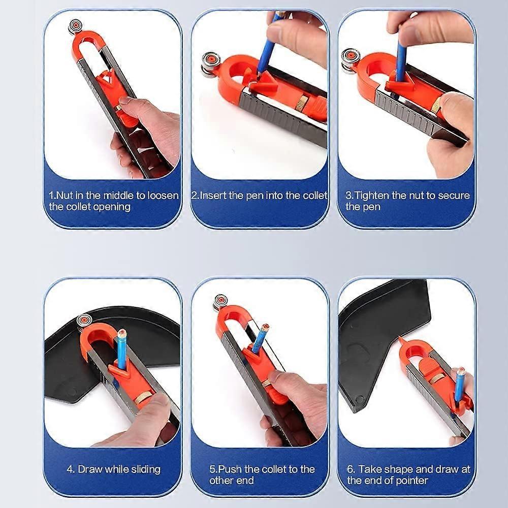 2025 New Locking Profile Gauge, Accurate Profile Gauge, Profile Gauge ...