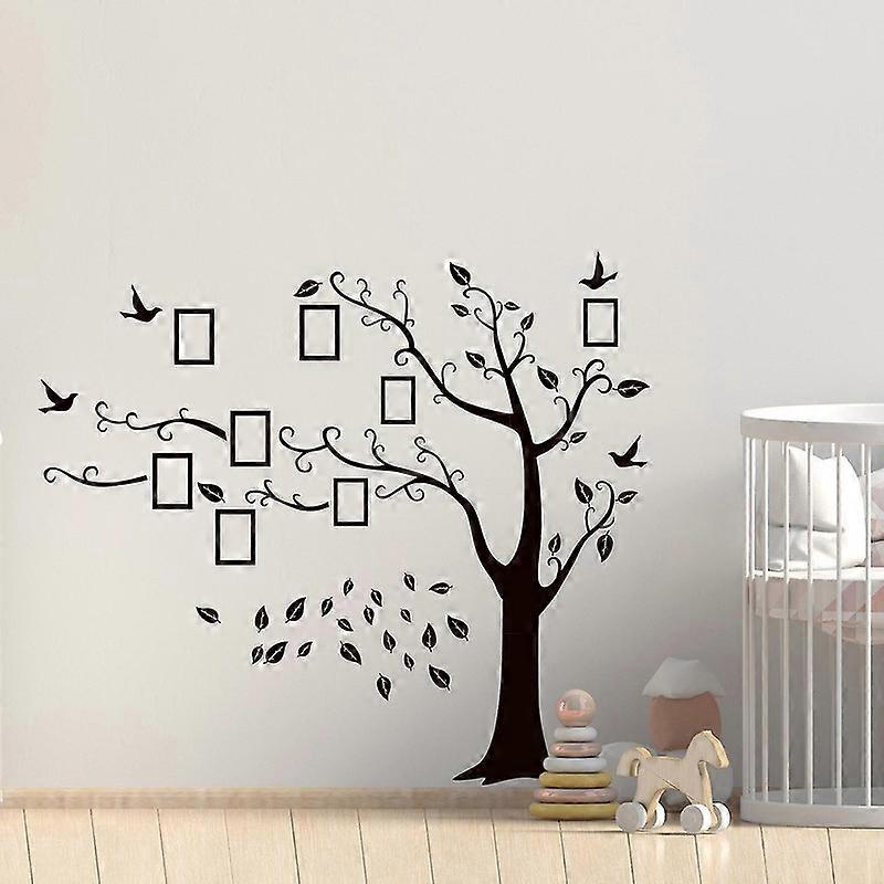 Wandtattoo Baum 3D DIY Wandaufkleber Sticker mit Bilderrahmen Foto Baum ...