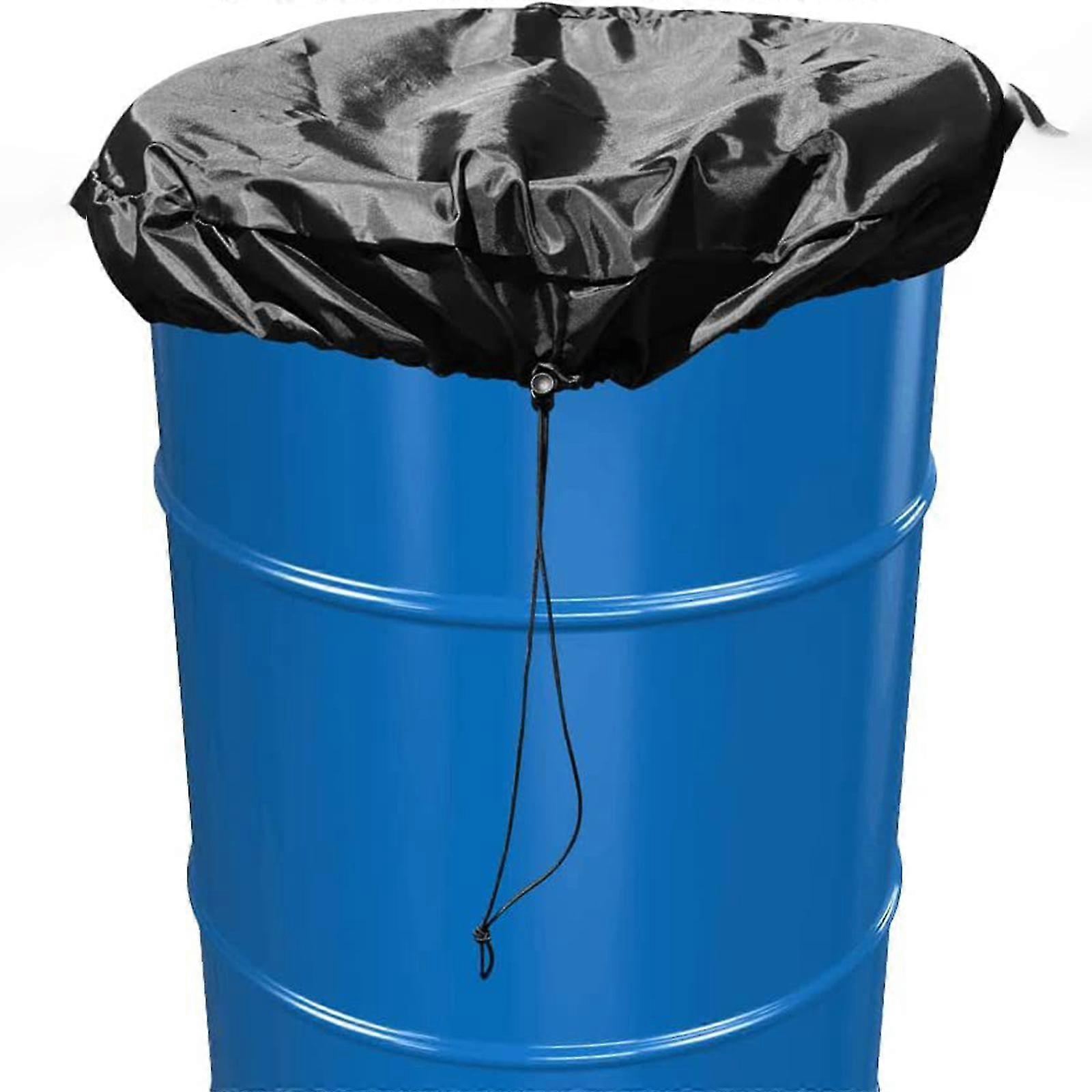 55 Gallon Drum Cover Stretchable Adjustable Drum Cover With Drawstring ...