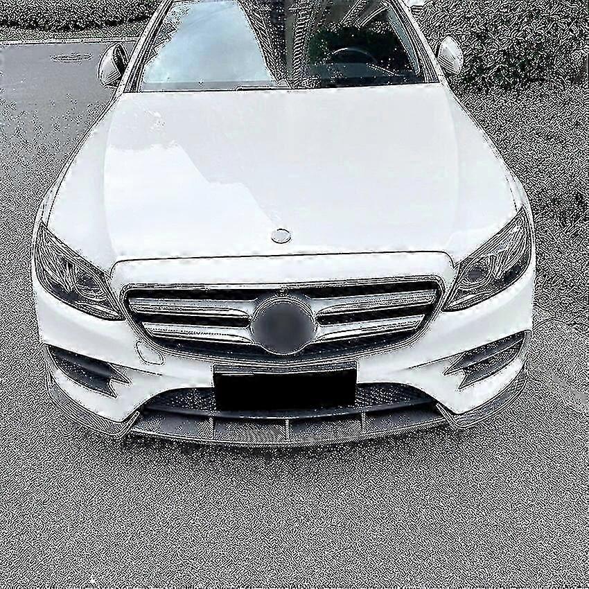 Front Bumper Splitter Lip Diffuser Body Kit Spoiler Decoration Accessories For Mercedes E-class ...