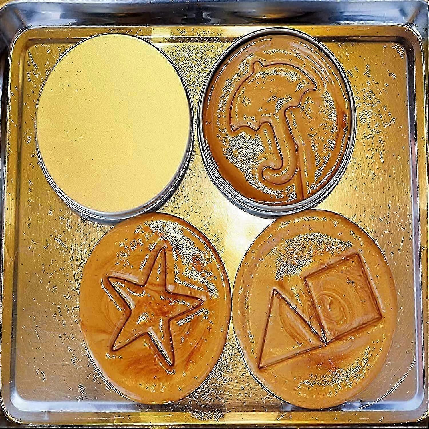 6pcs Squid Dalgona Candy Cookie Kit, Cookie Cutter Set Candy Mold ...