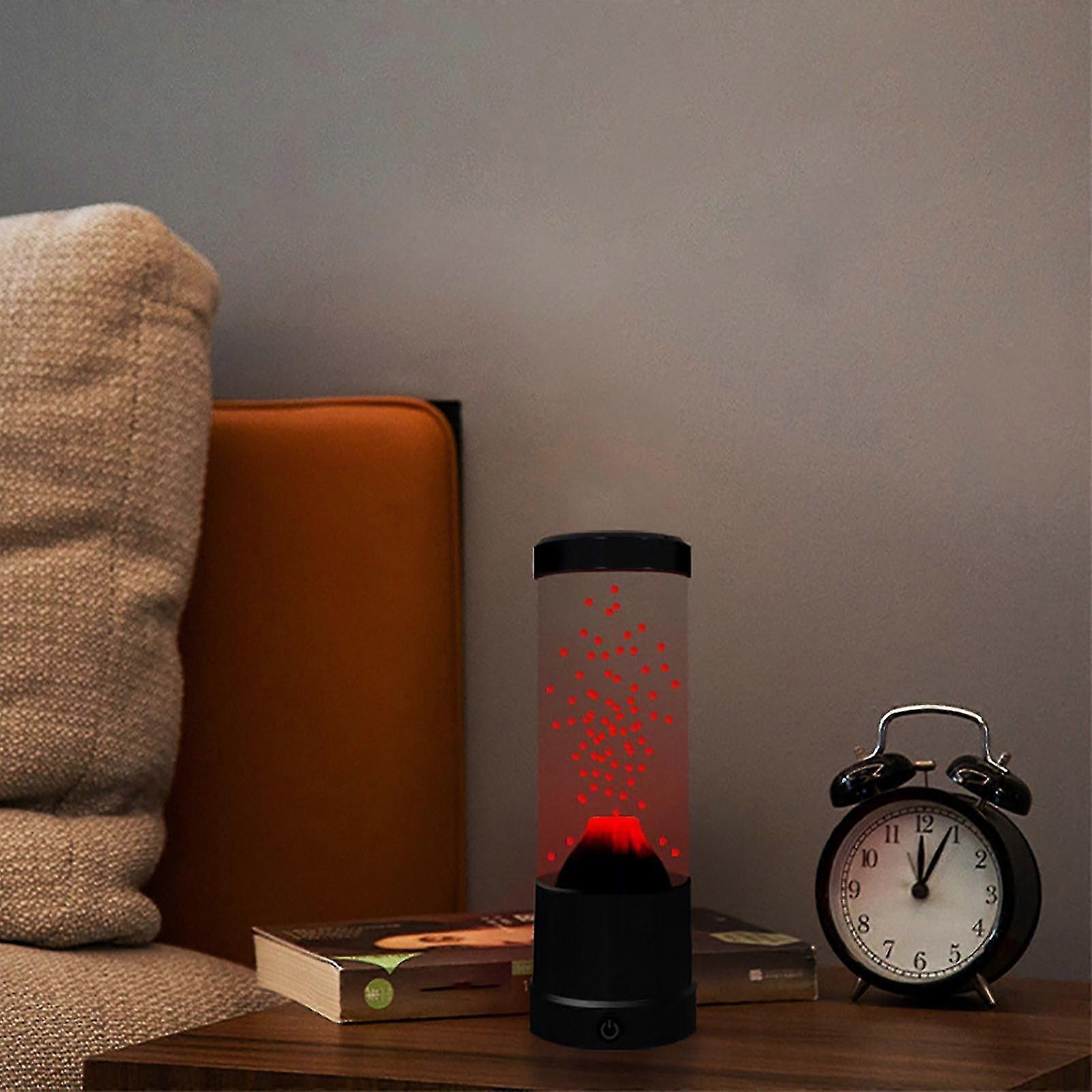 Volcano Lava Lamp for Adults and Kids, USB and Battery Powered, Night ...
