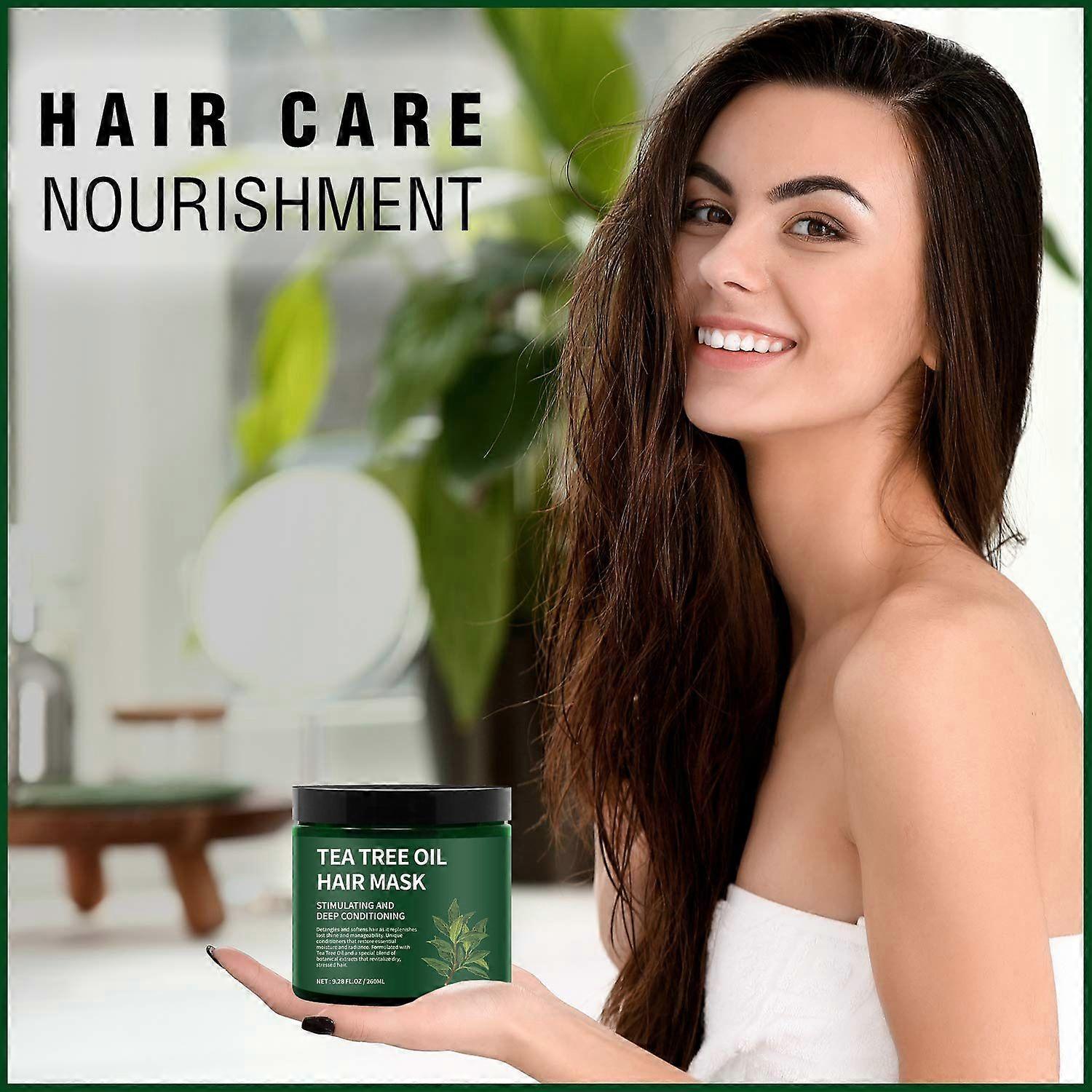 Tea Tree Hair Mask & Deep Conditioner, Moisturizes & Protects Hair ...