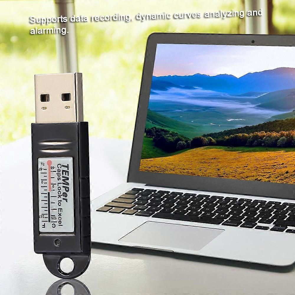 PCsensor USB Thermometer Temperature Sensor Data Logger Recorder for PC Laptop Silver | Fruugo UK
