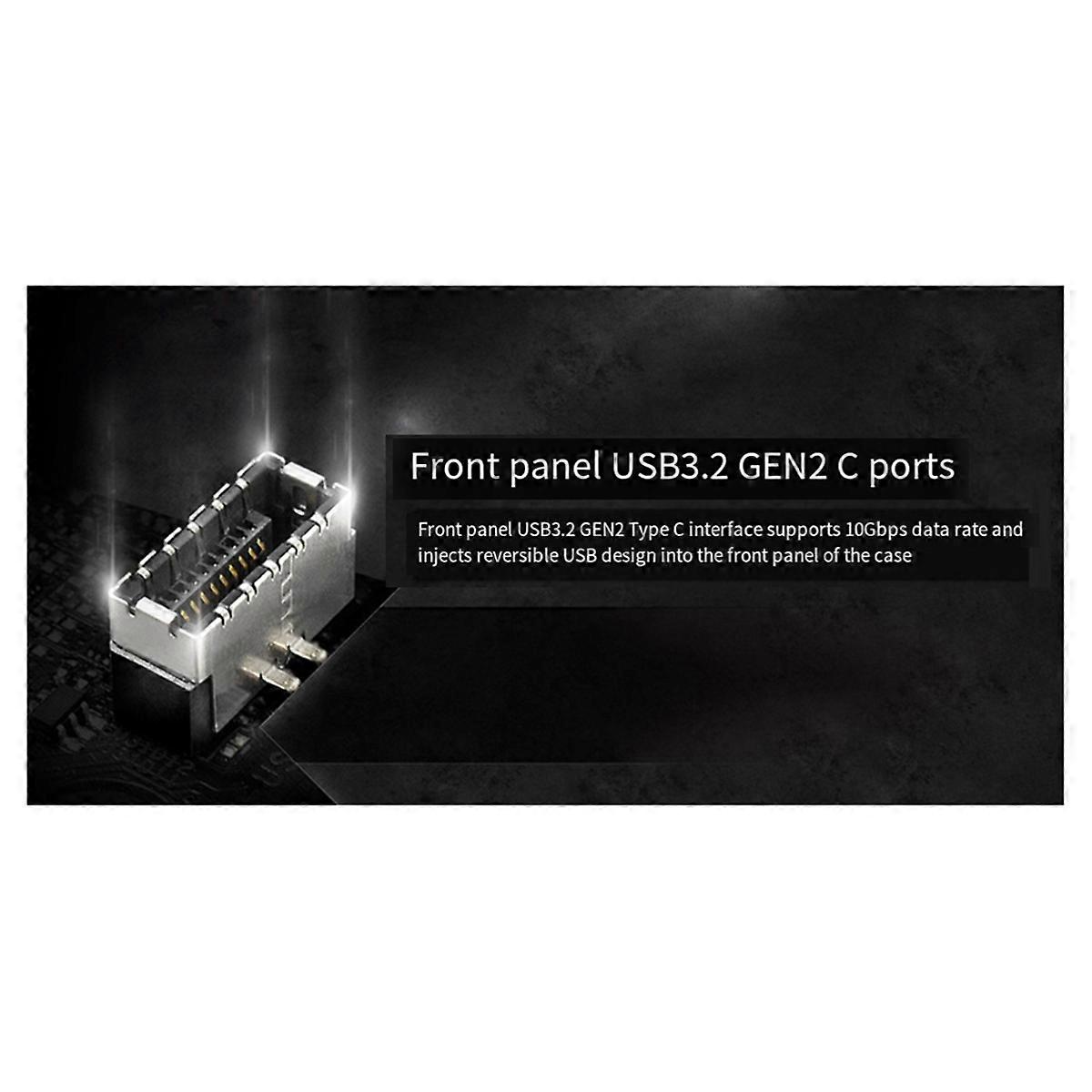 Connectors USB 3.2 Front Panel Extension Cable,GEN2x2 Baffle Cable TYPE ...