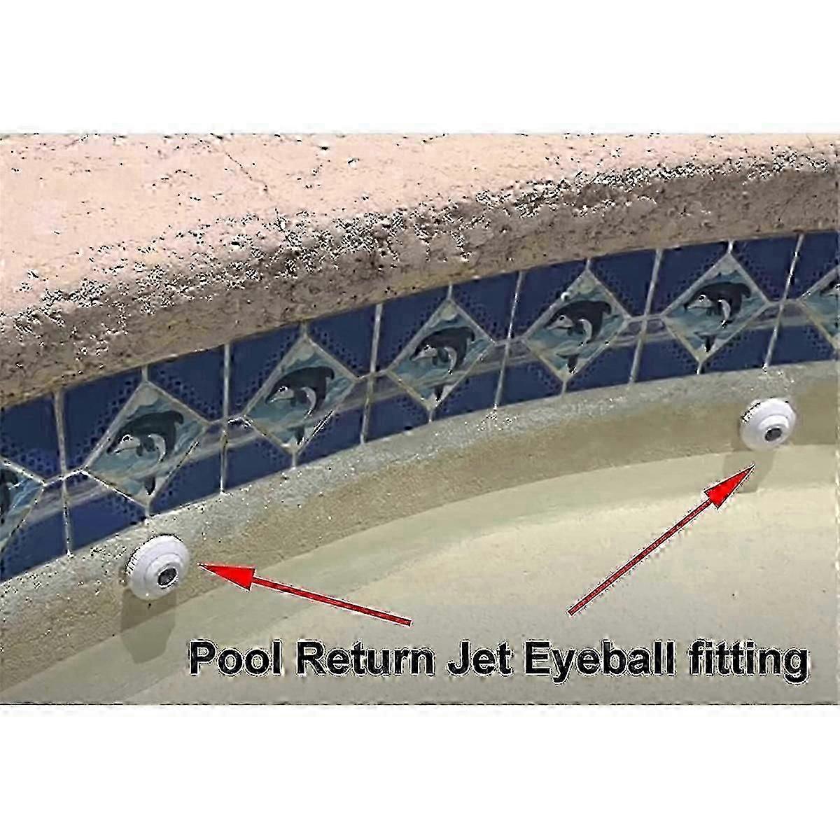 Pool Spa 1/2Inch Opening Hydrostream Return Jet Fitting SP1419C with 1 ...