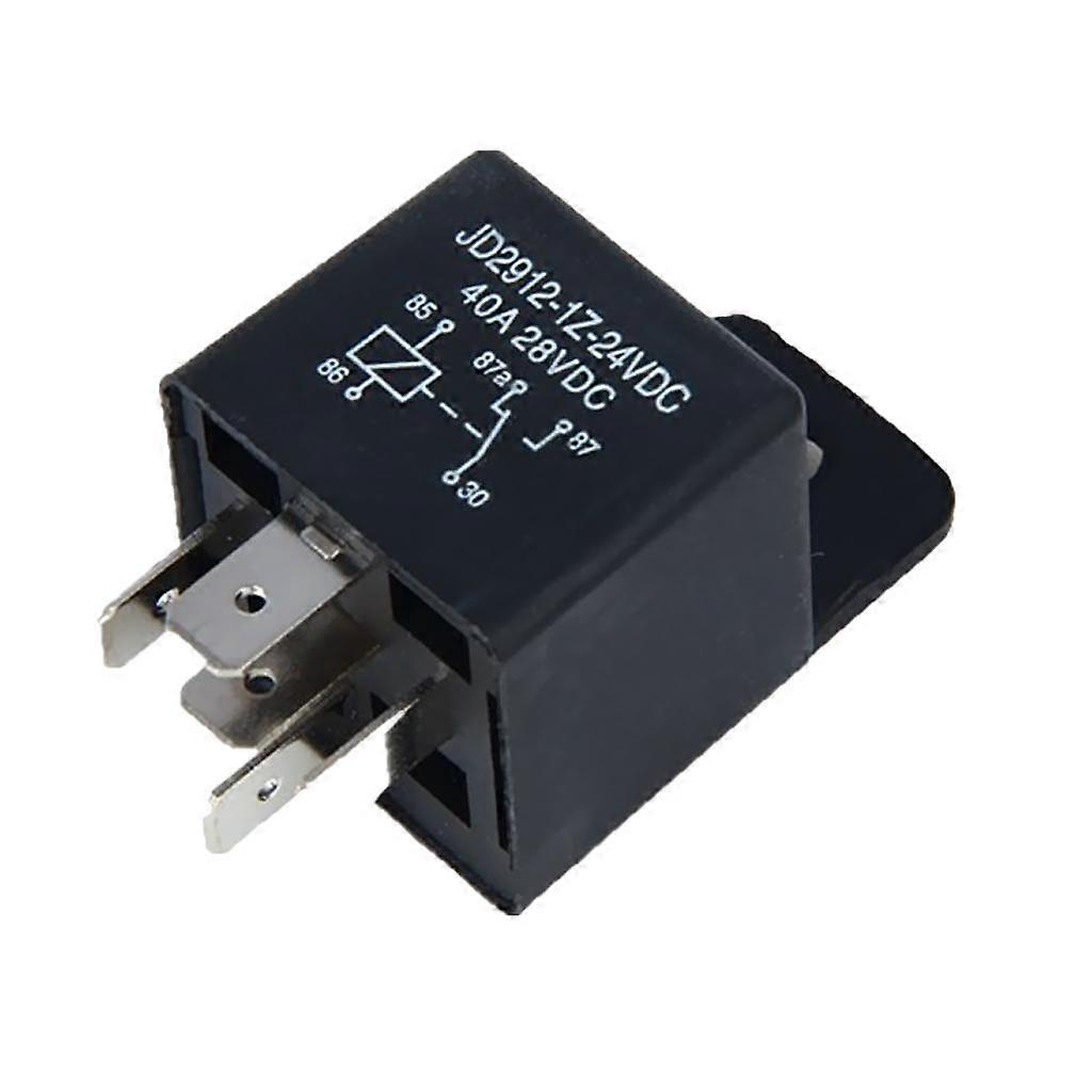 3x24V 40A 5-Pin Contacts Automotive Changeover Relay with Bracket ...