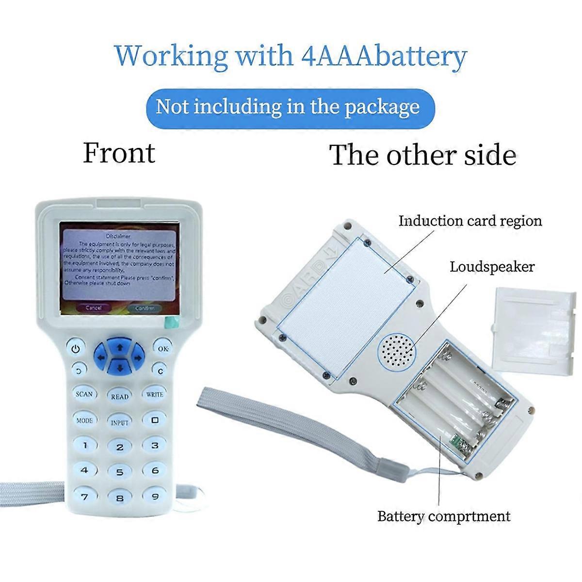 RFID Copier RFID Reader Writer Multi-Frequency RFID Card Reader | Fruugo CA
