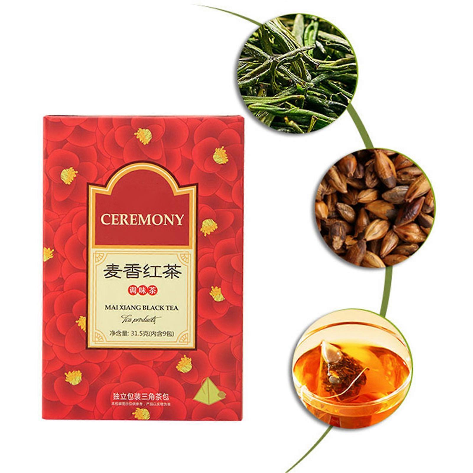 Barley Tea Leaves Barley Aroma Black Tea Bag Independent Triangular Tea ...