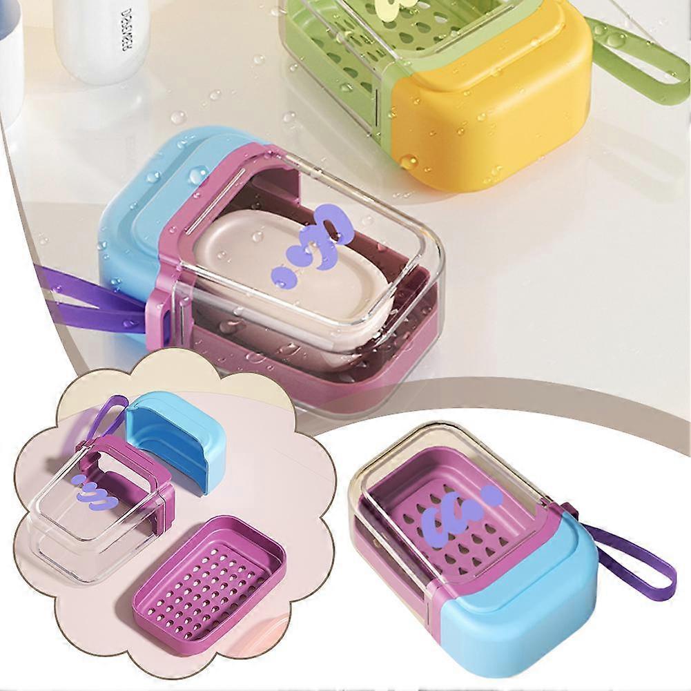 Portable Dopamine Soap Box Cartoon Soap Container Keep Soap Dry | Fruugo UK