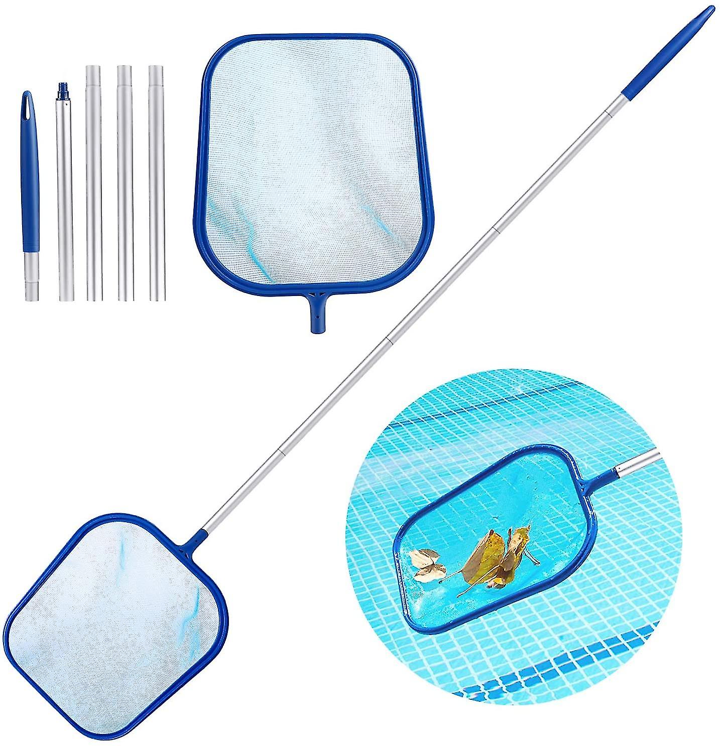 Pool Net, Pool Cleaning Set With Fine Mesh Net Sieve And Aluminum Rod ...