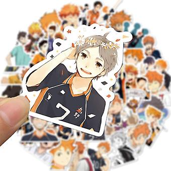 Japanese Anime Haikyuu Stickers Waterproof Vinyl Laptop Stickers ...