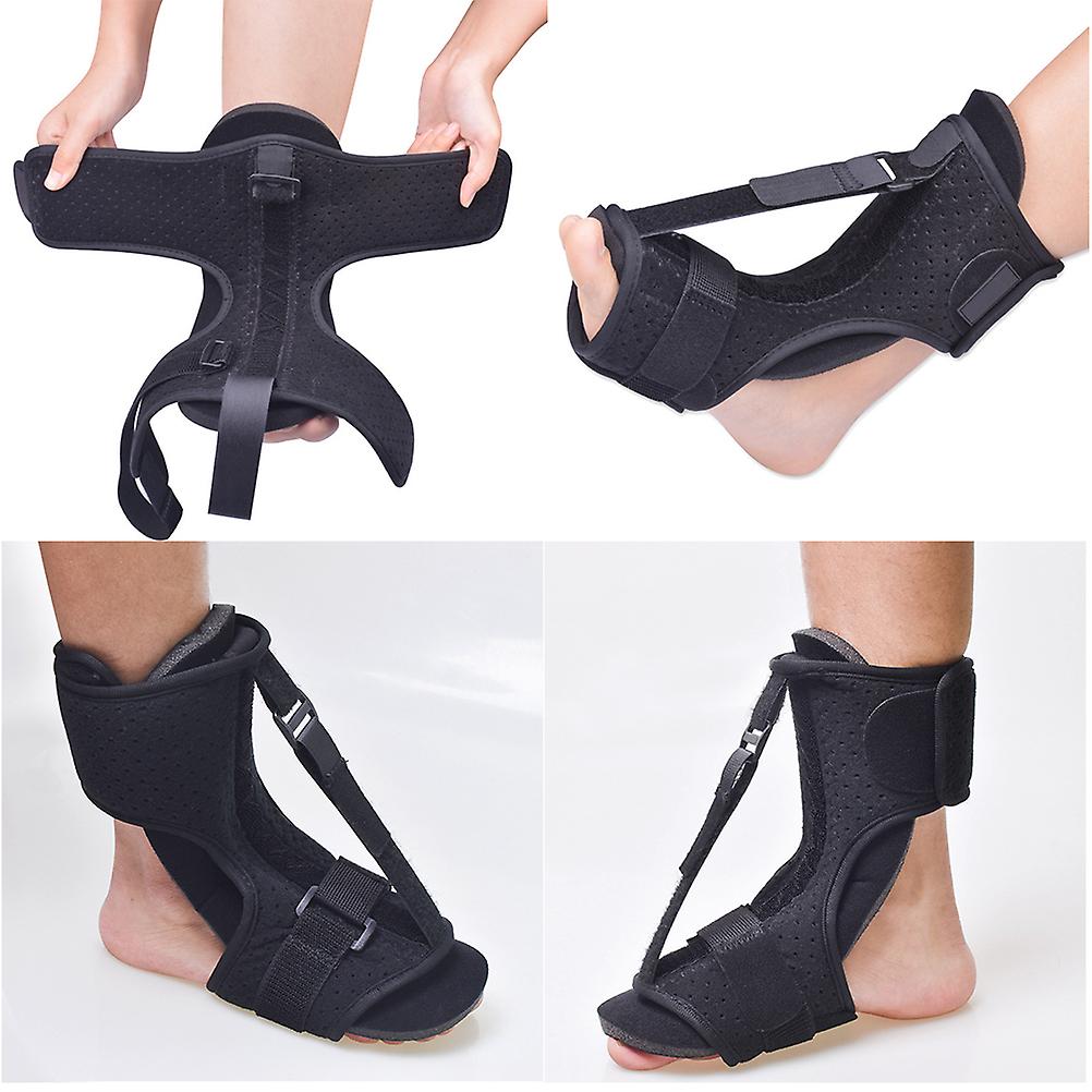Justerbar Plantar Fasciitis Night Splint Foot Drop Ortotisk ortosstöd ...