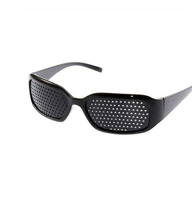 Pinhole Glasses for Improving Vision Black Unisex Eyesight ...