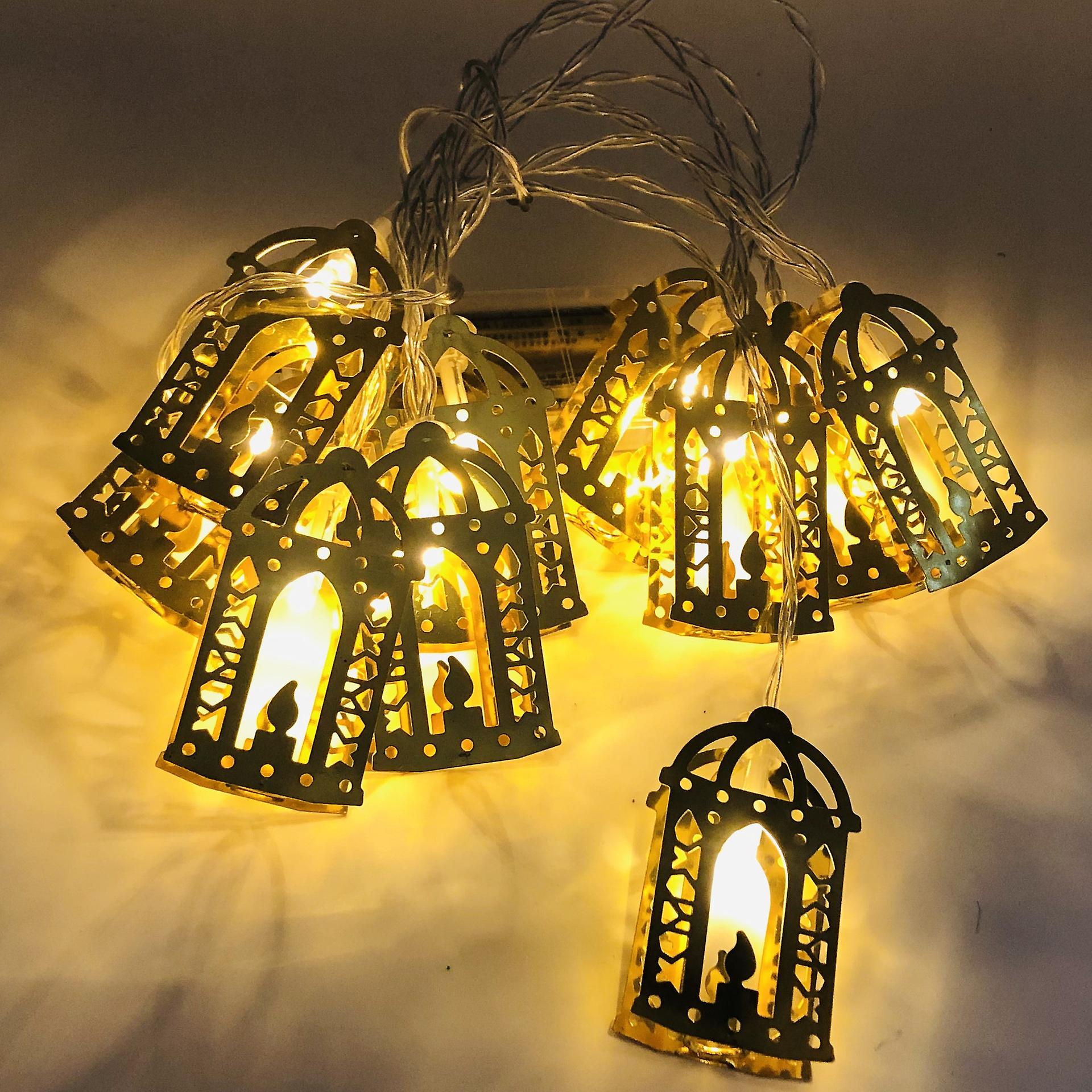 Ramadan Decorations Moon Star Led String Lights Eid Mubarak Decor For ...