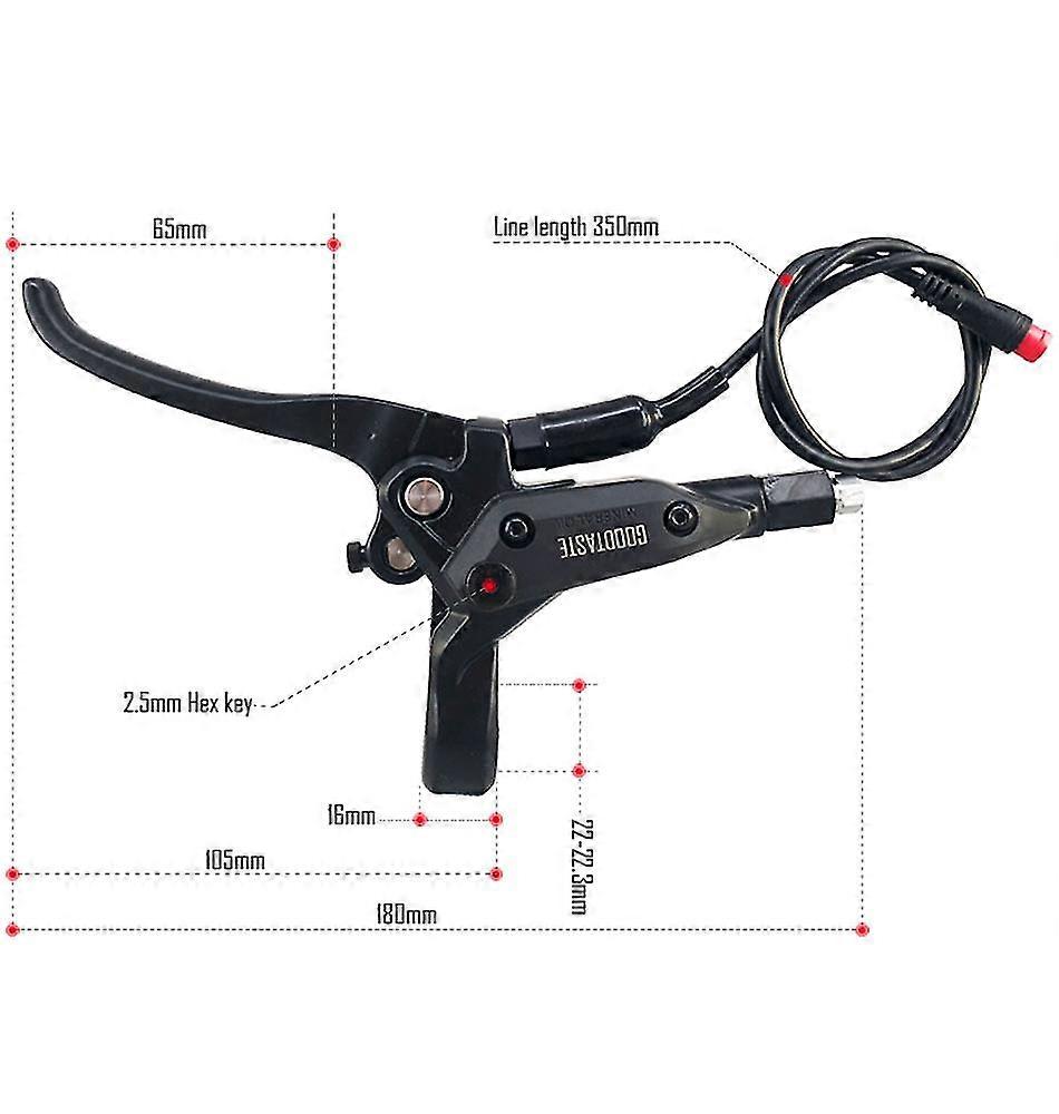 Unique Goodtaste Gt03n Left Disc Hydraulic Brakes For Mountain E-bike ...