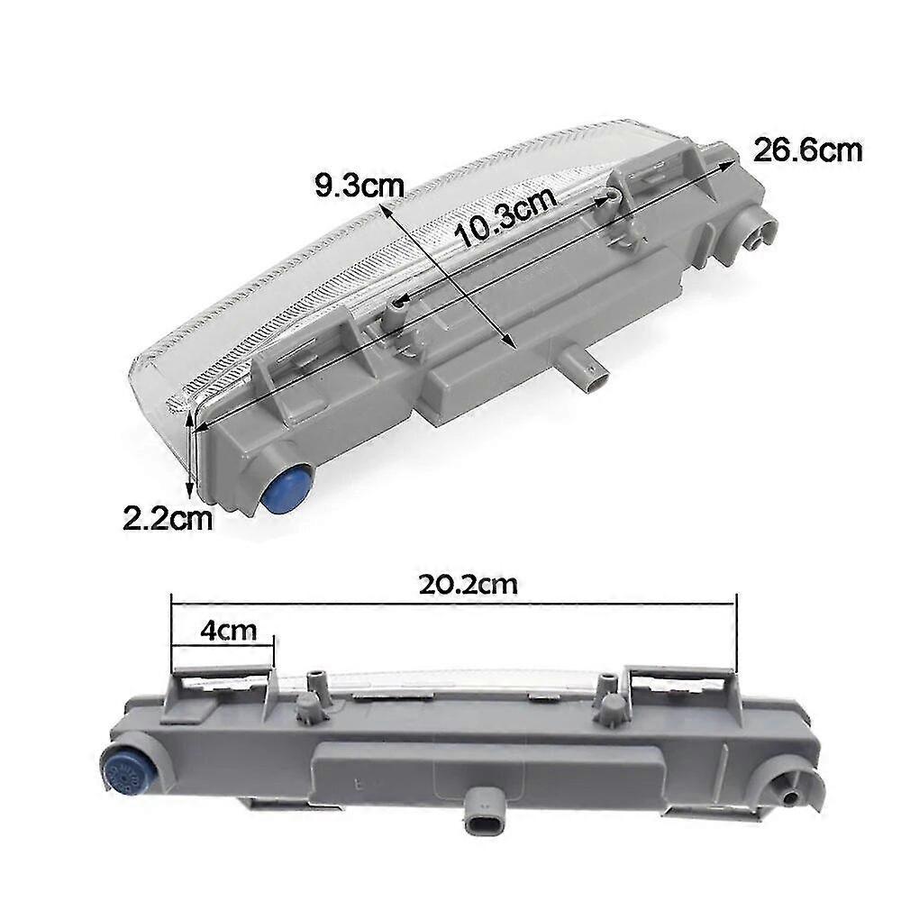 Bumper Led Drl Daytime Running Lamp Fog A2049068900 A2049069000 For ...