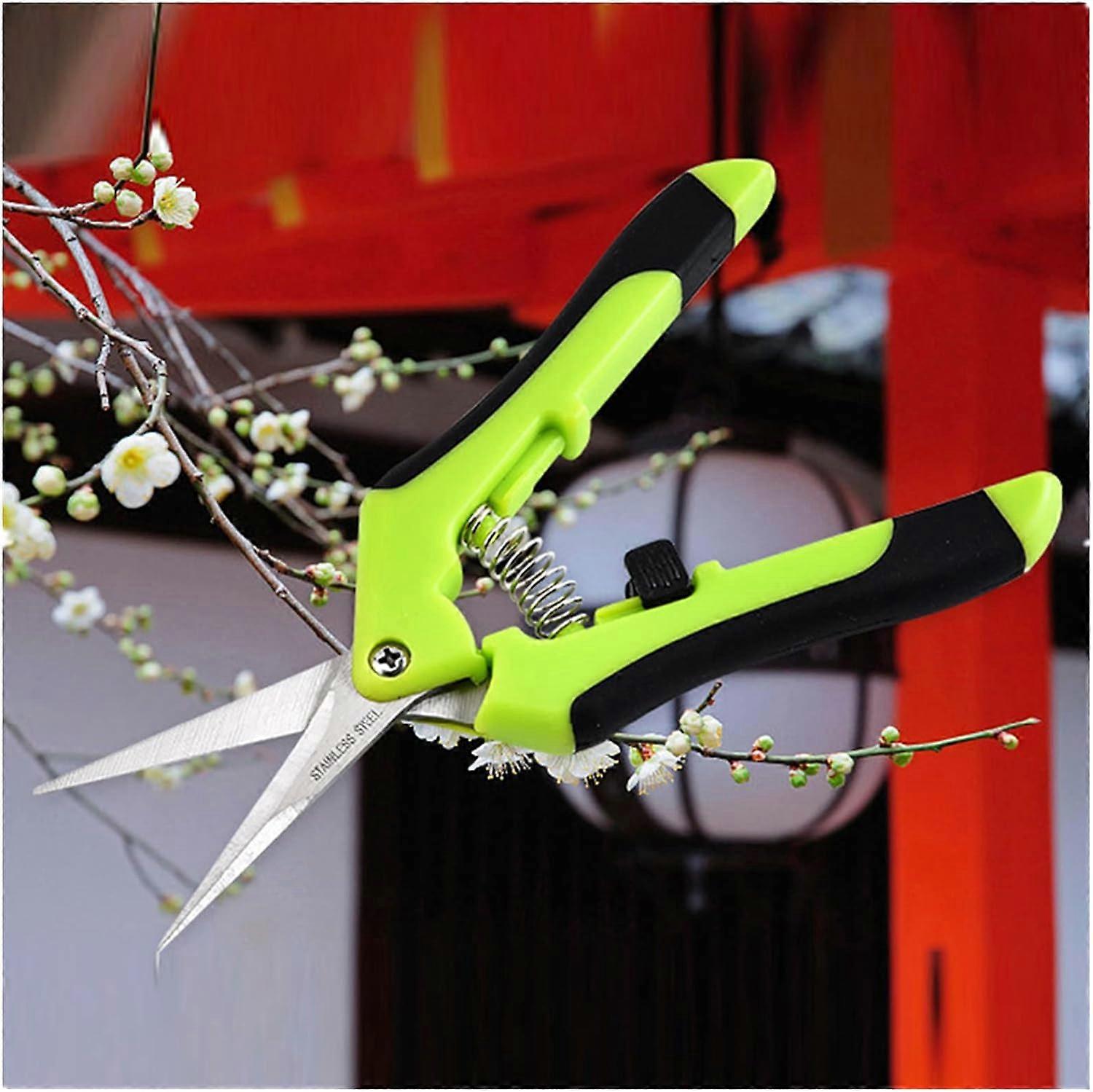 Hand Garden Pruning Shears, Stainless Gardening Scissors For Plants And ...