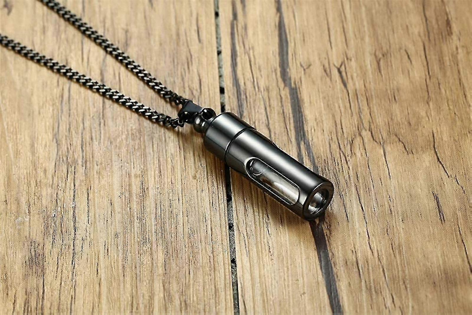 Stainless Steel Glass Container Tube Urn Keepsake Cremation Ashes ...