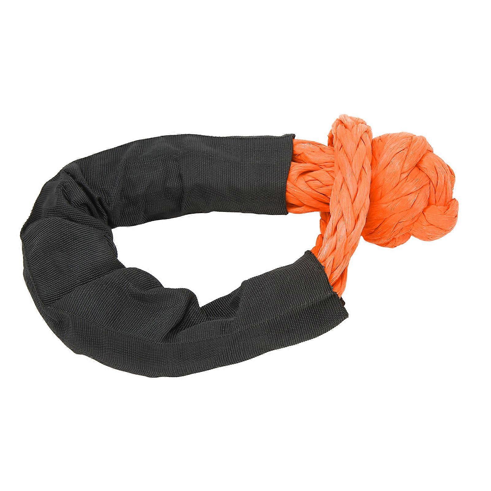 2Pcs Recovery Soft Shackle 35 Tons Breaking Strength Lightweight Rope ...