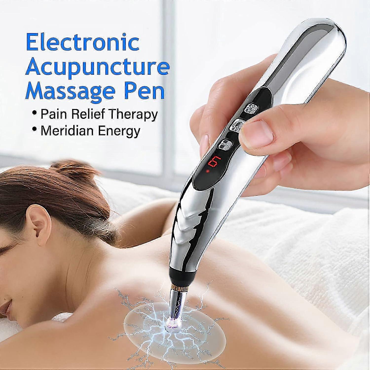 Acupuncture Pen, Electronic Pain Relief Therapy, 5 In 1 Energy Pulse ...