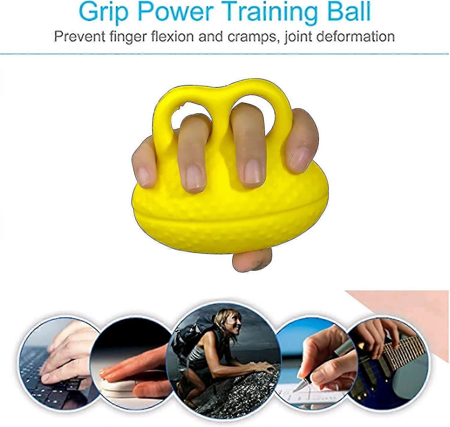 Ball Exerciser Grip Ball Strength Squeeze Stress Balls For Hand, Finger ...
