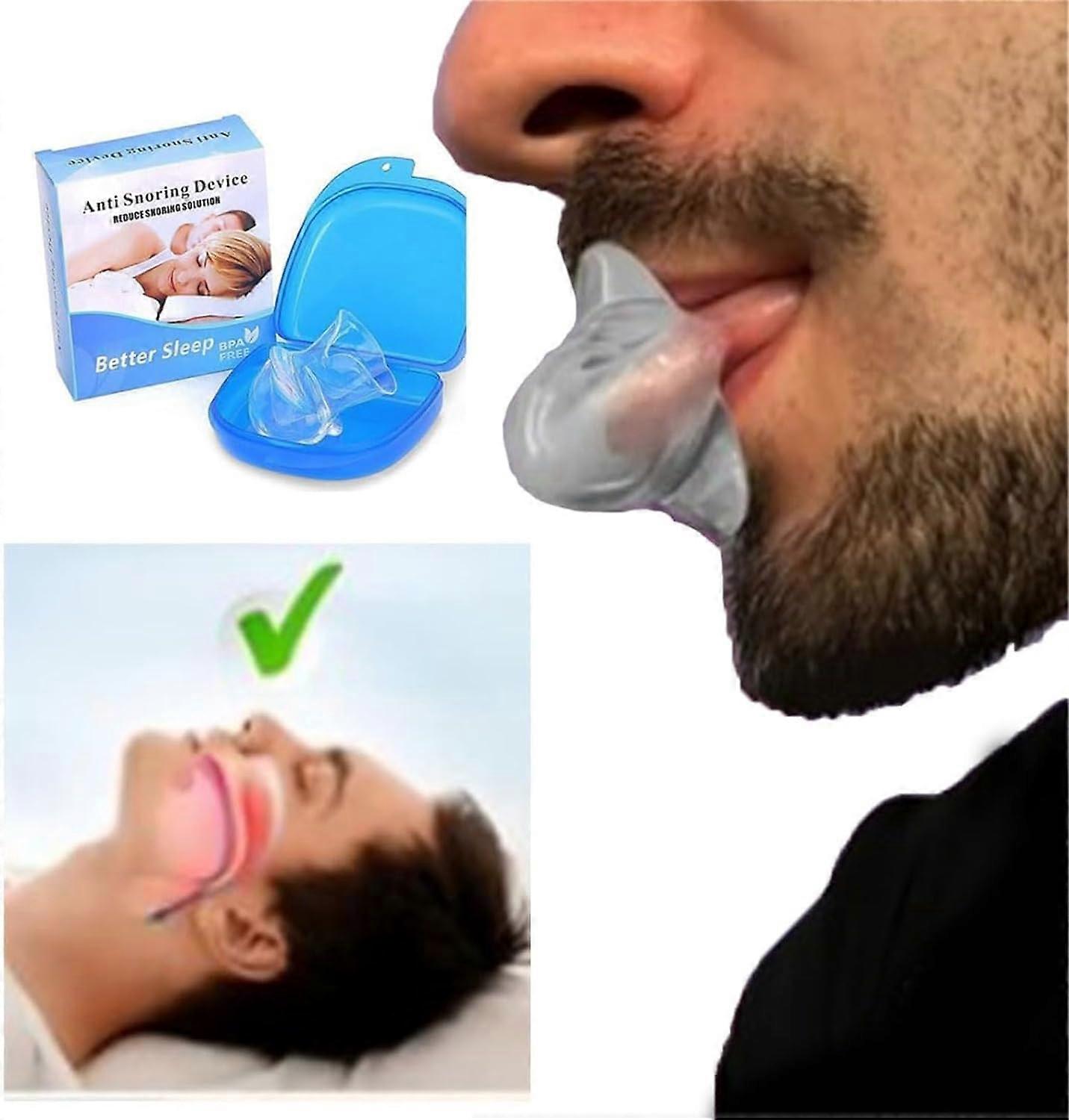 Anti Snoring Devices Silicone Tongue Retainer for Better Sleep ...