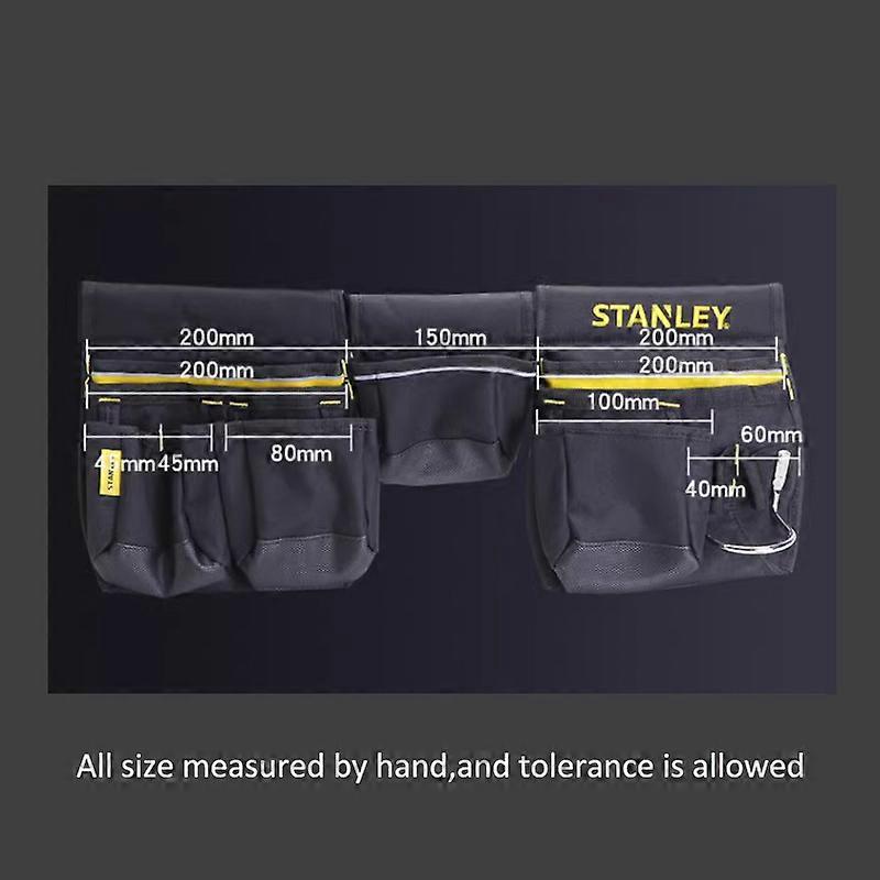 Stanley 1-96-178 small tool waist bag with Tool Bags Belt Multi-Pockets ...