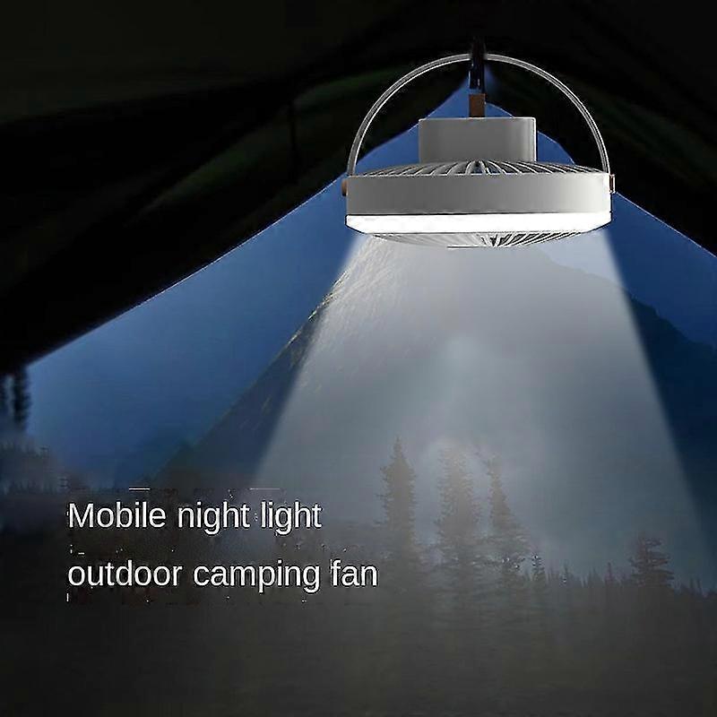 Mini Ceiling Fan With Night Light, Office Desktop Fans, Portable ...