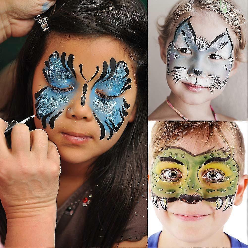 Face Paint Kit For Kids, Face Paints, Face And Body Painting, With 2 ...