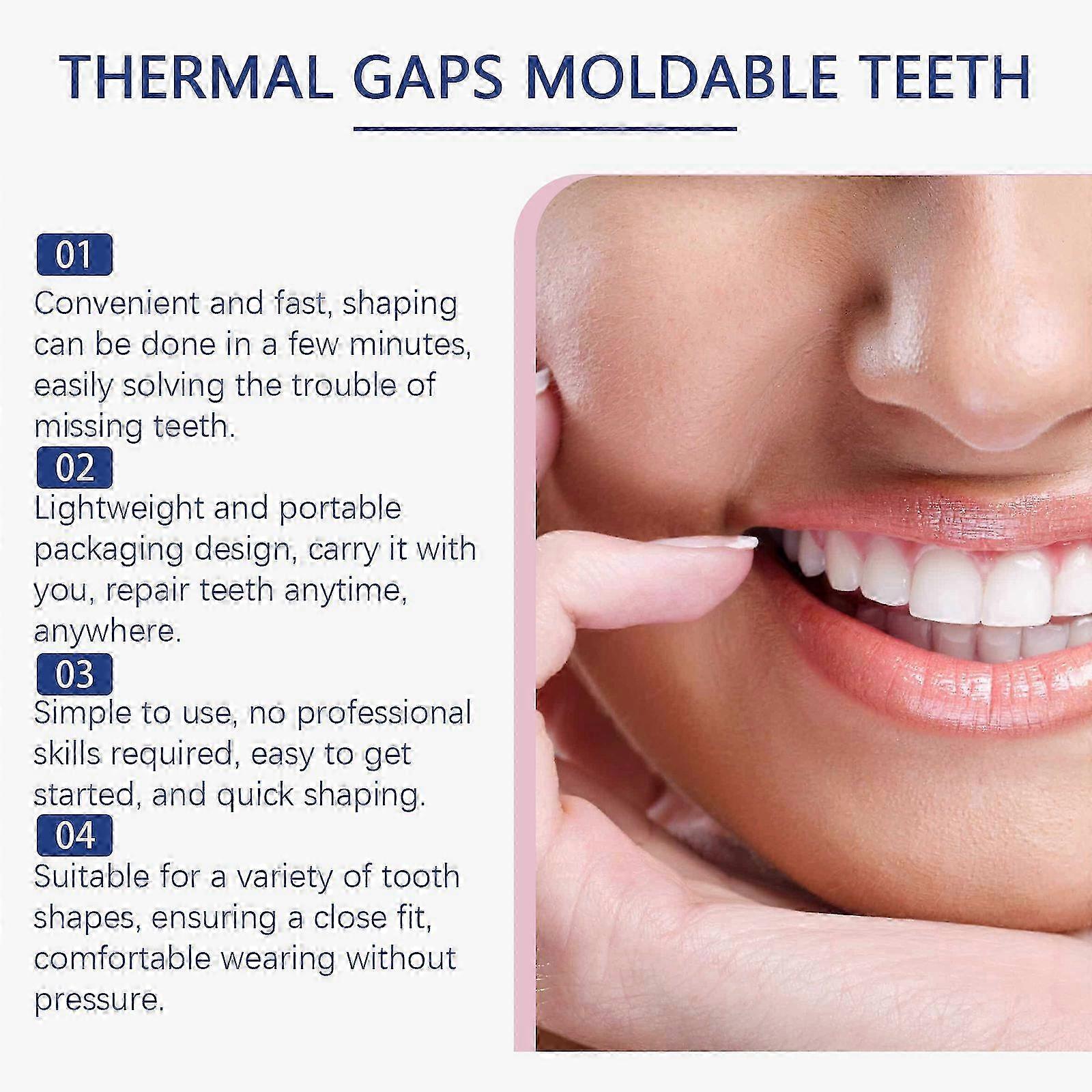 Fake Teeth Repair Kit, Provisional Fake Teeth Replacement Kit for ...