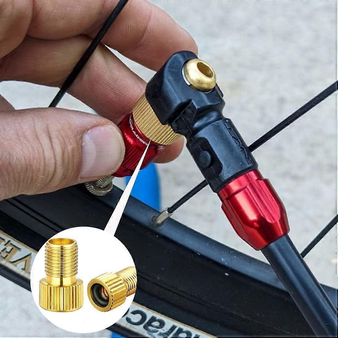 Set of 4 Bicycle Pump Tips, Inflator Tips, Presta to Schrader Bicycle ...